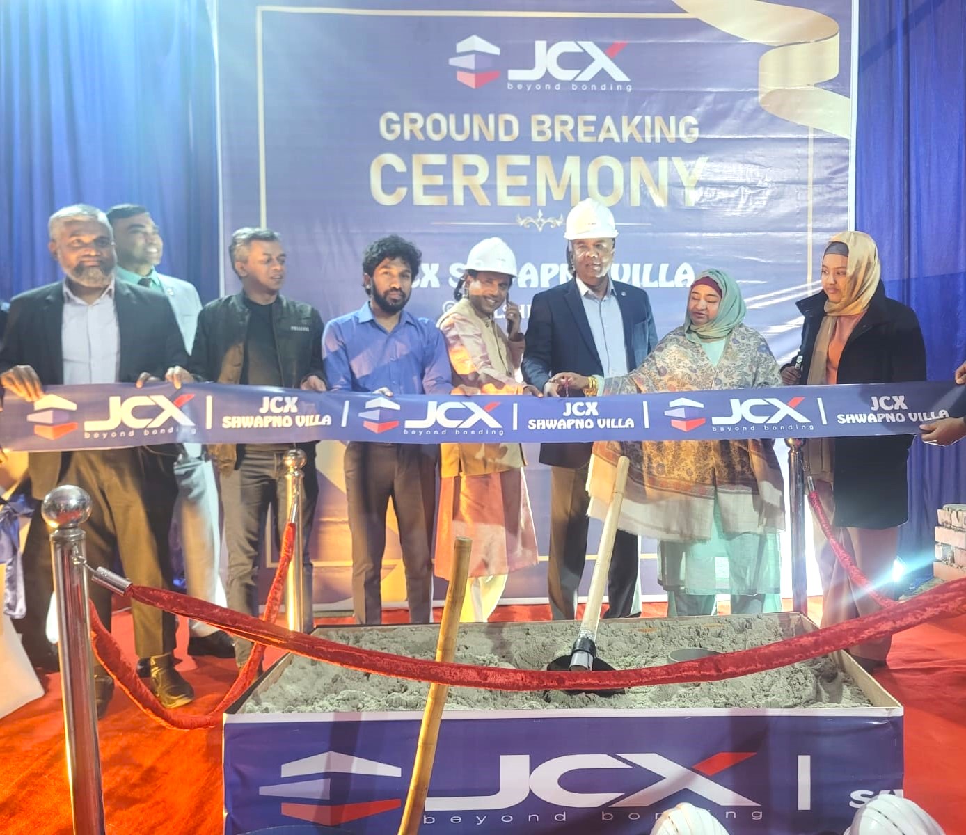 The Groundbreaking Ceremony “Shwapno Vila” at Jolshiri Abashon | JCX ...